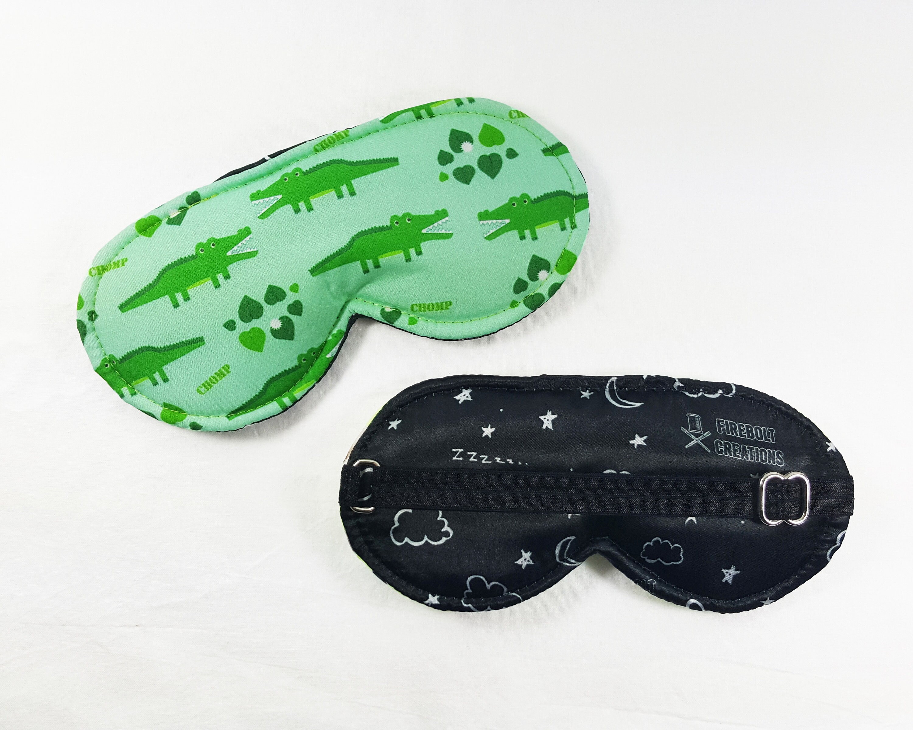 Alligator Eye Mask Gator Blindfold Crocodile Sleep Mask Florida Travel ...