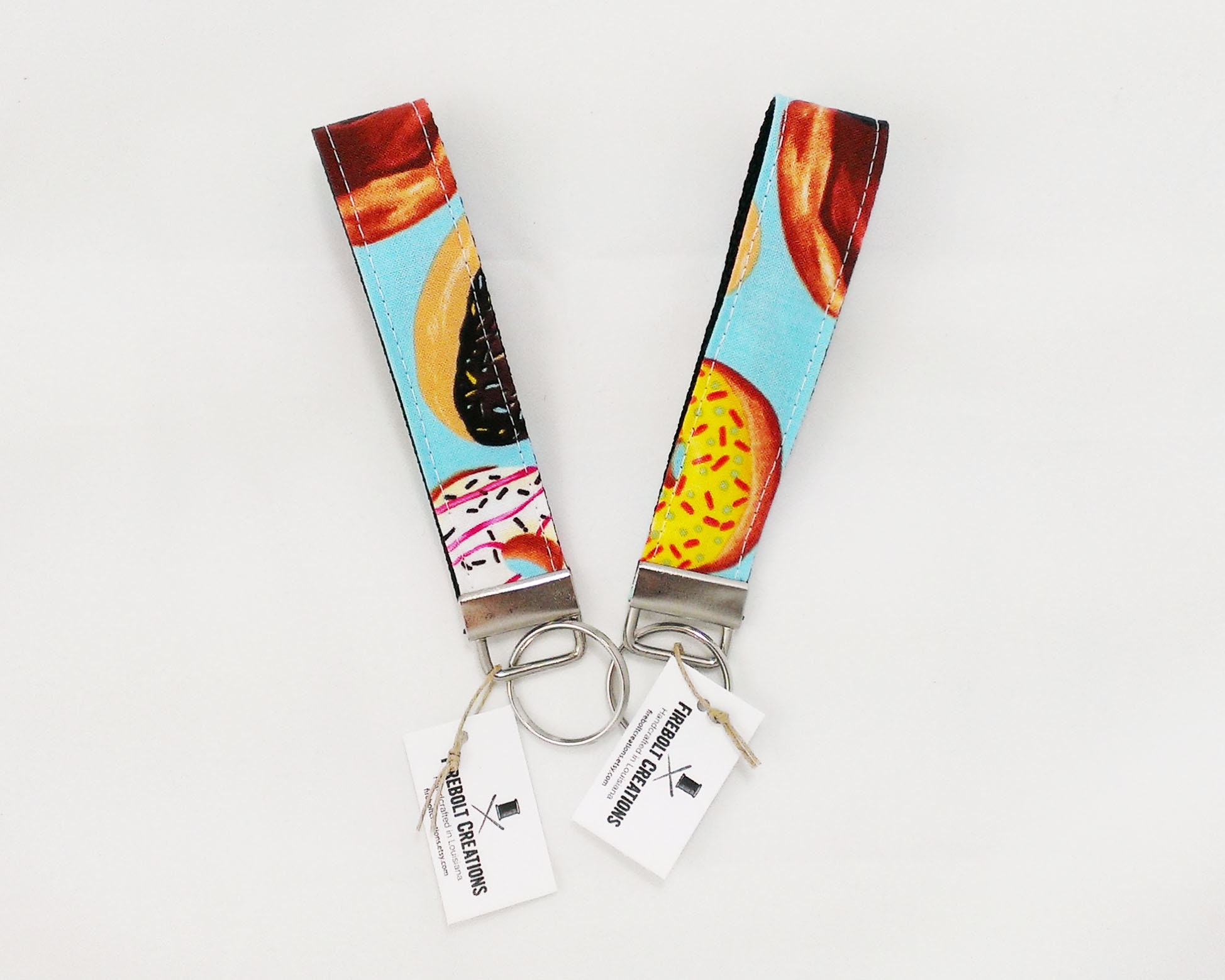 Donut Keychain Keyfobs Donut Keychain Funny Gift Key Chain Key | Etsy