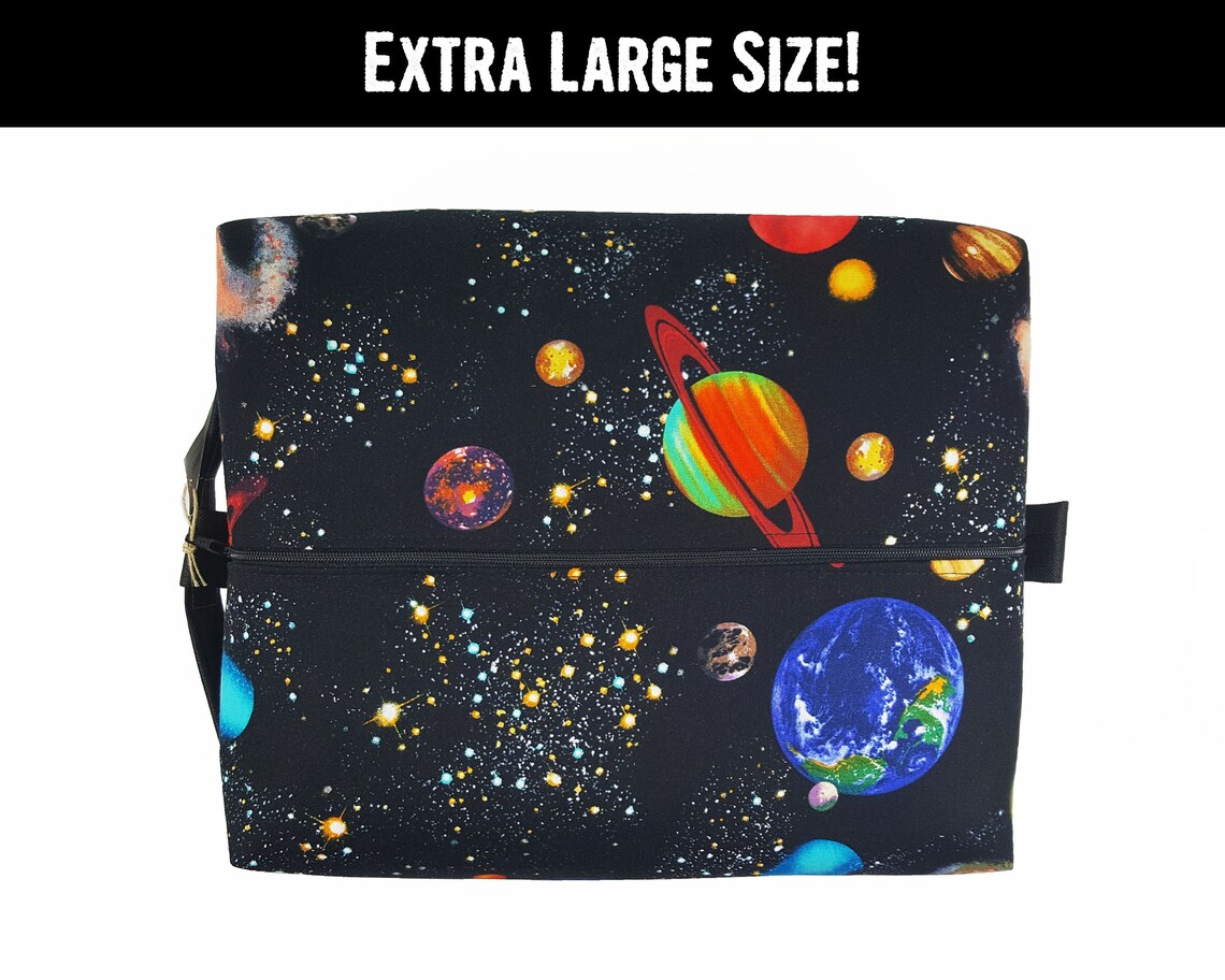 Solar System Toiletry Bag Galaxy Canvas Bag Space Science | Etsy