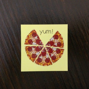 Pizza Sticker Pack Food Stickers Foodie Gift Pizza Gifts Pizza Party ...