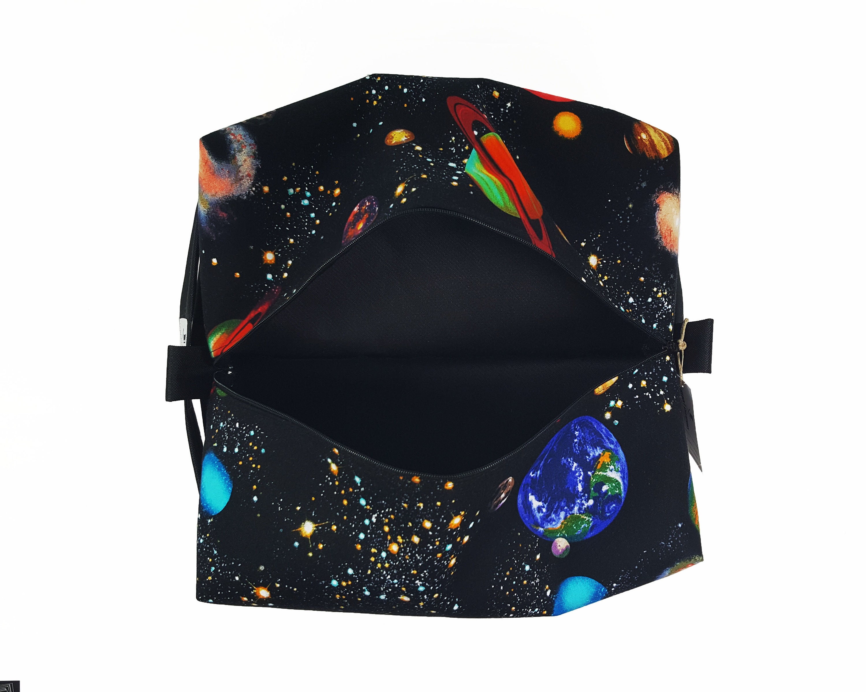 Solar System Toiletry Bag Galaxy Canvas Bag Space Science - Etsy