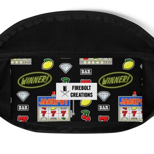 Slot Machine Casino Fanny Pack - Festival Bag, Gambling Gift, Las Vegas ...