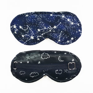 Constellations Sleep Mask Astronomy Gifts Blindfold Star Map Eye Mask ...