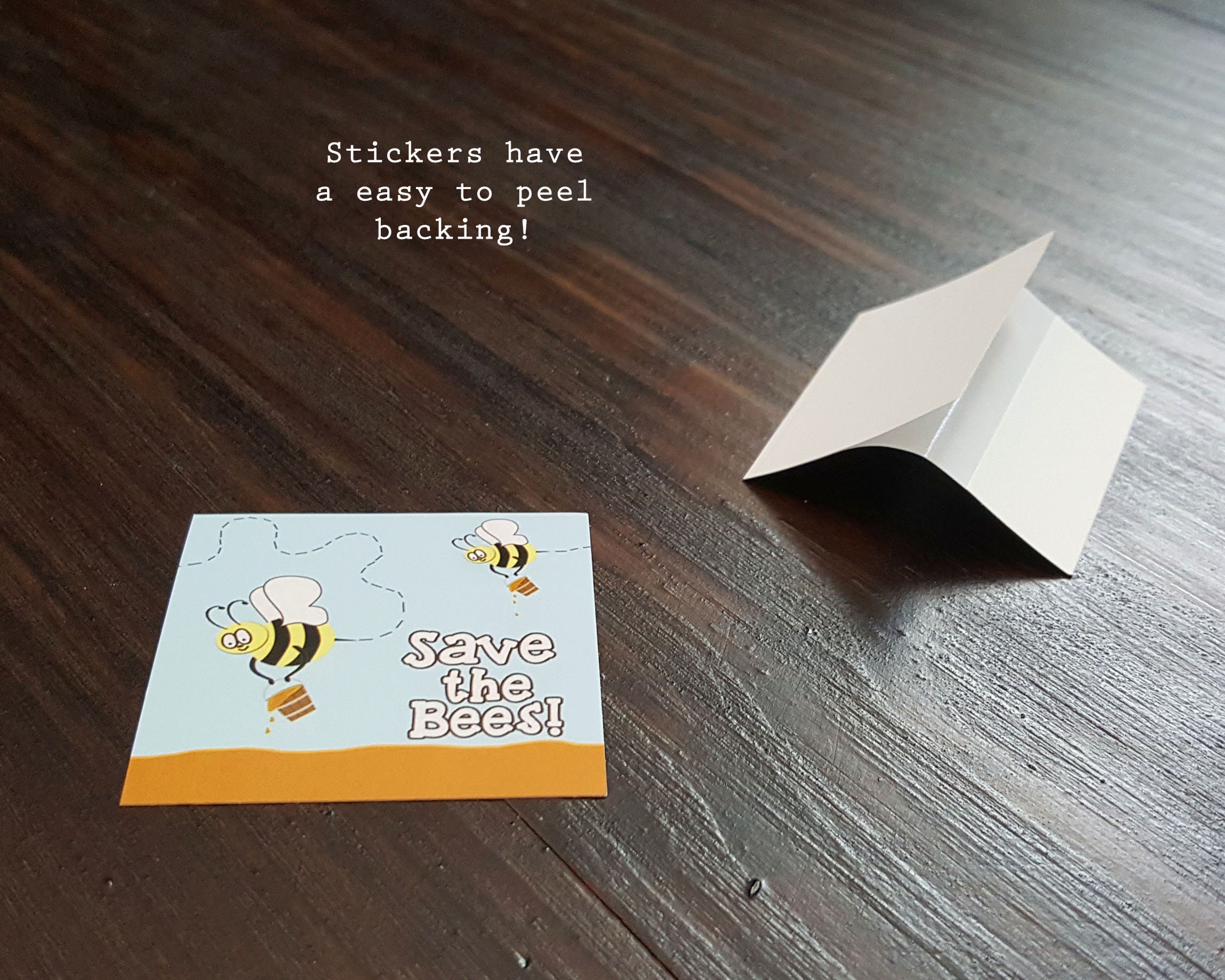 Bee Stickers Honey Bee Sticker Pack Save the Bees Sticker - Etsy
