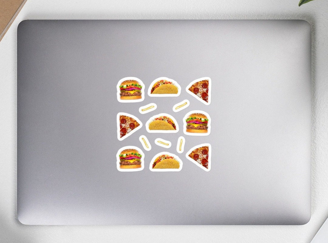 Food Stickers, Fast Food Decals, Junk Food Stickers, Pizza Stickers ...