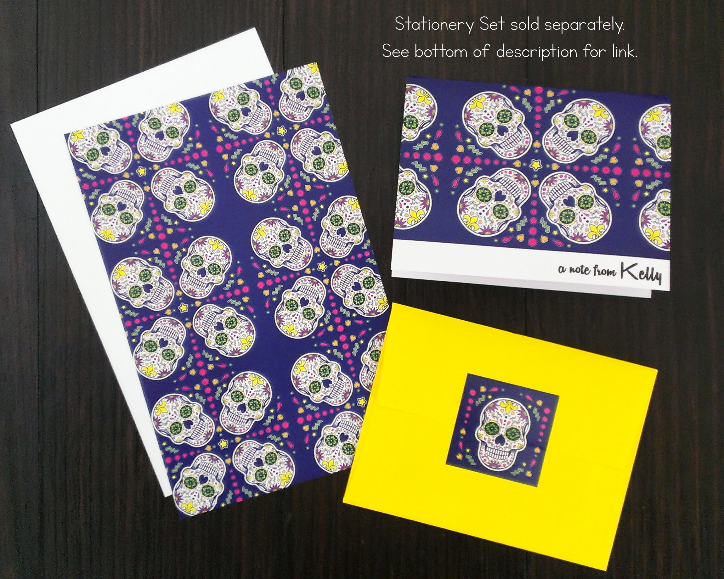 Sugar Skull Scrapbook Paper Dia de los Muertos decoupage paper | Etsy