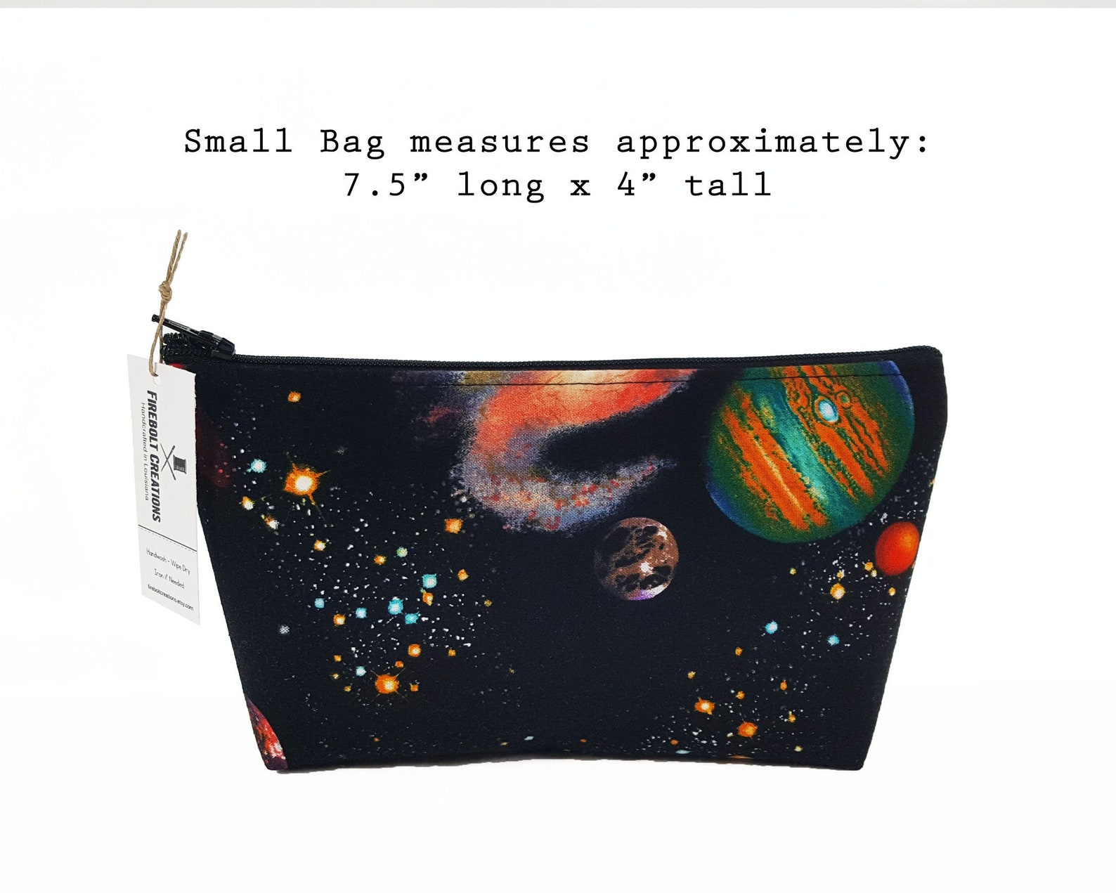 Space Cosmetic Pouch Planets Toiletry Bag Cosmic Accessory - Etsy