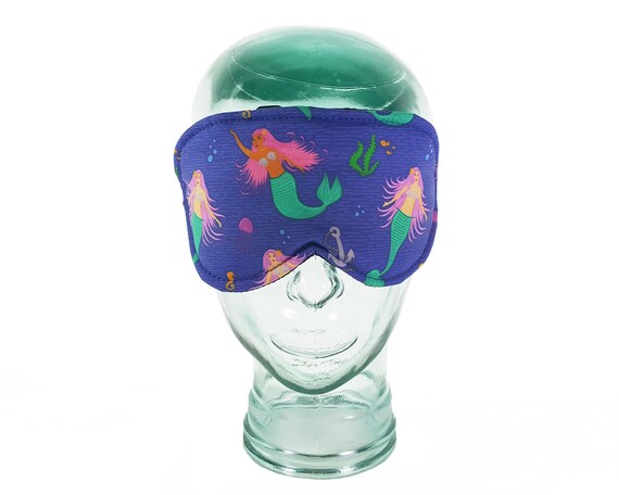 Mermaid Eye Mask Beach Sleep Mask Nautical Blindfold College | Etsy