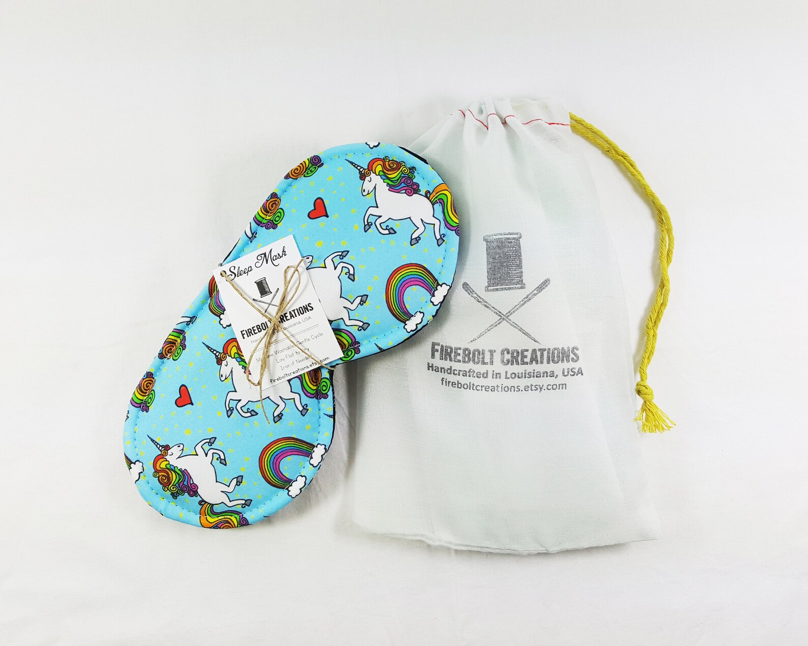 Unicorn Sleep Mask Rainbow blindfold unicorn birthday travel | Etsy