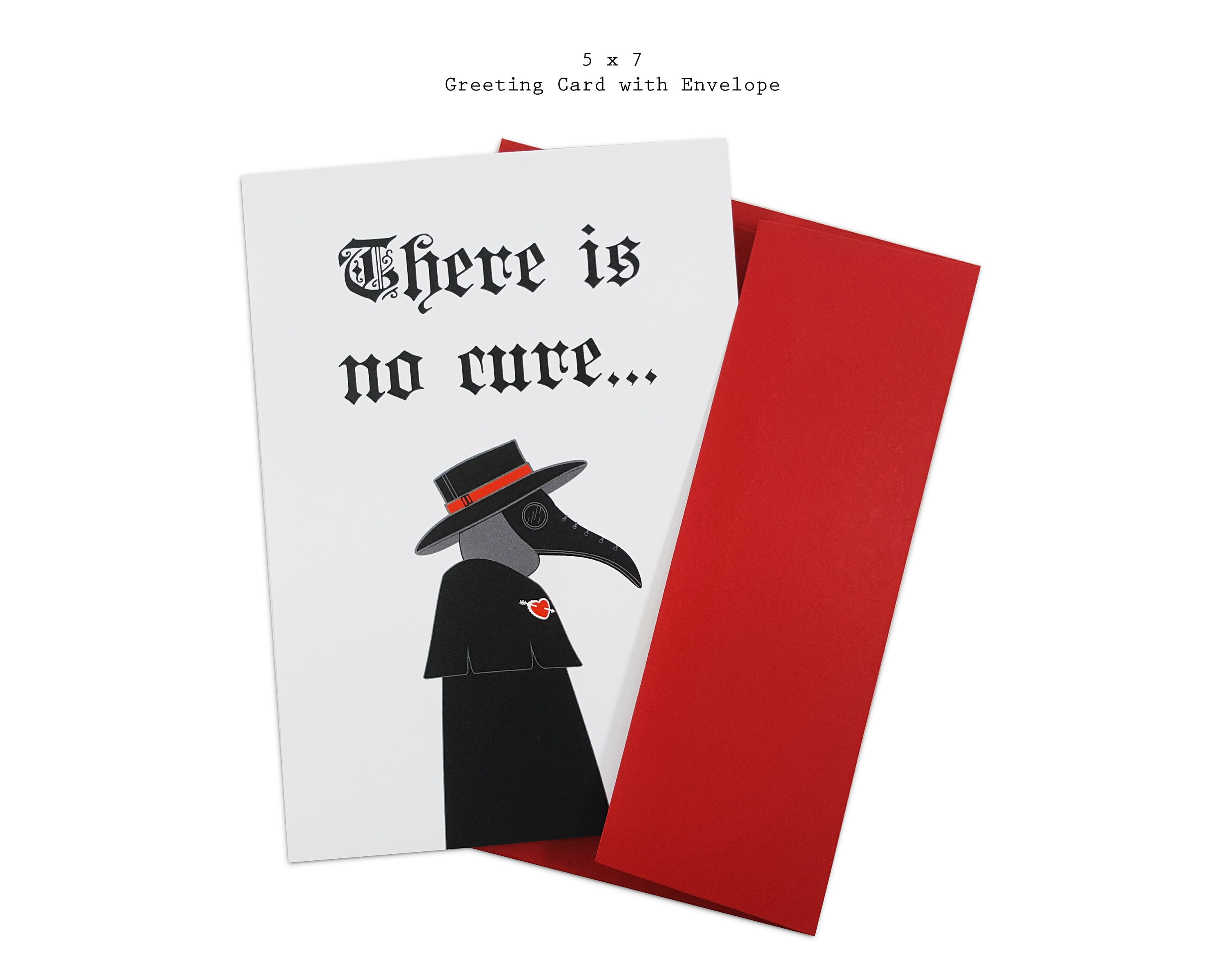 Plague Doctor love greeting card funny pandemic steampunk i | Etsy