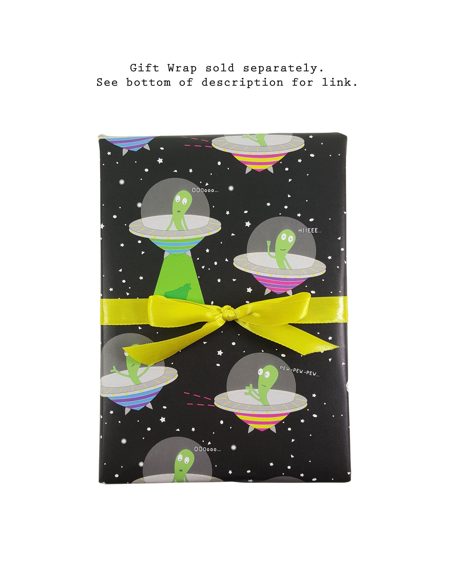 Alien Greeting Card Galaxy Funny Birthday Card Outerspace - Etsy