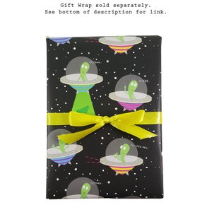 Alien Greeting Card, Galaxy, Funny Birthday Card, Outerspace ...
