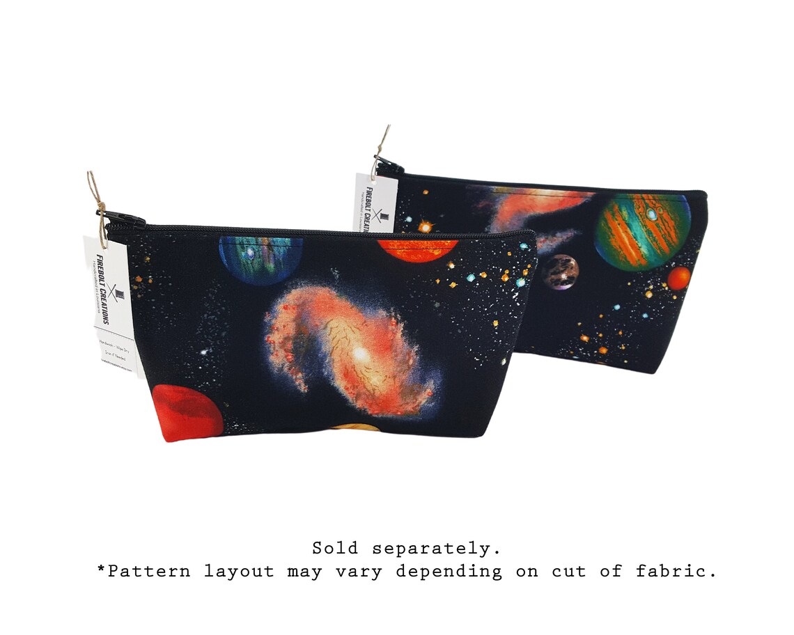 Space Cosmetic Pouch Planets Toiletry Bag Cosmic Accessory - Etsy