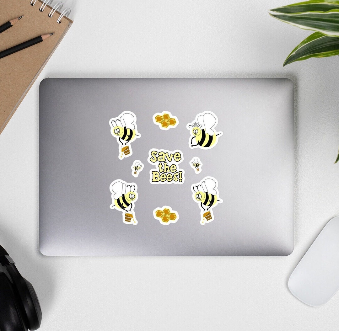 Bee Stickers, Beekeeper Stickers, Cute Honey Bee, Queen Bee, Honey ...