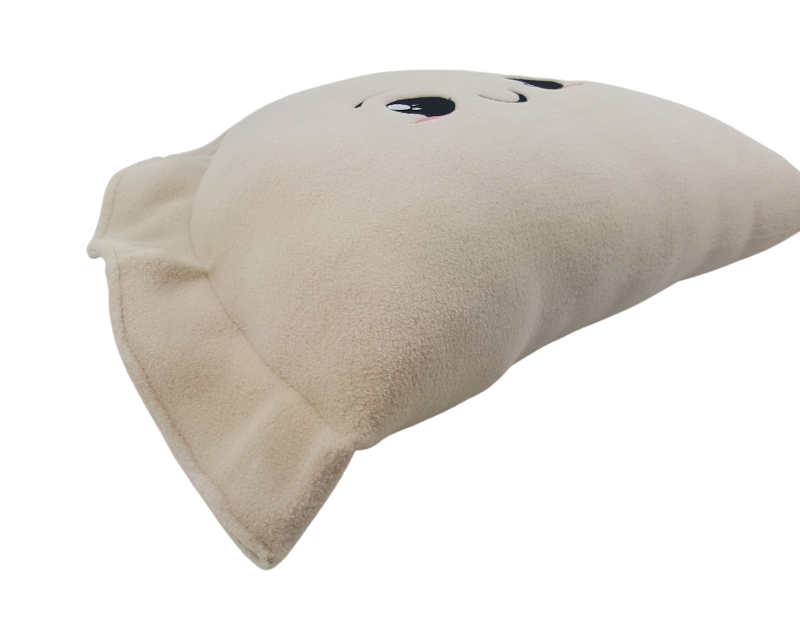 Dumpling Pillow Kawaii Plush Pierogi Throw Pillow Foodie - Etsy
