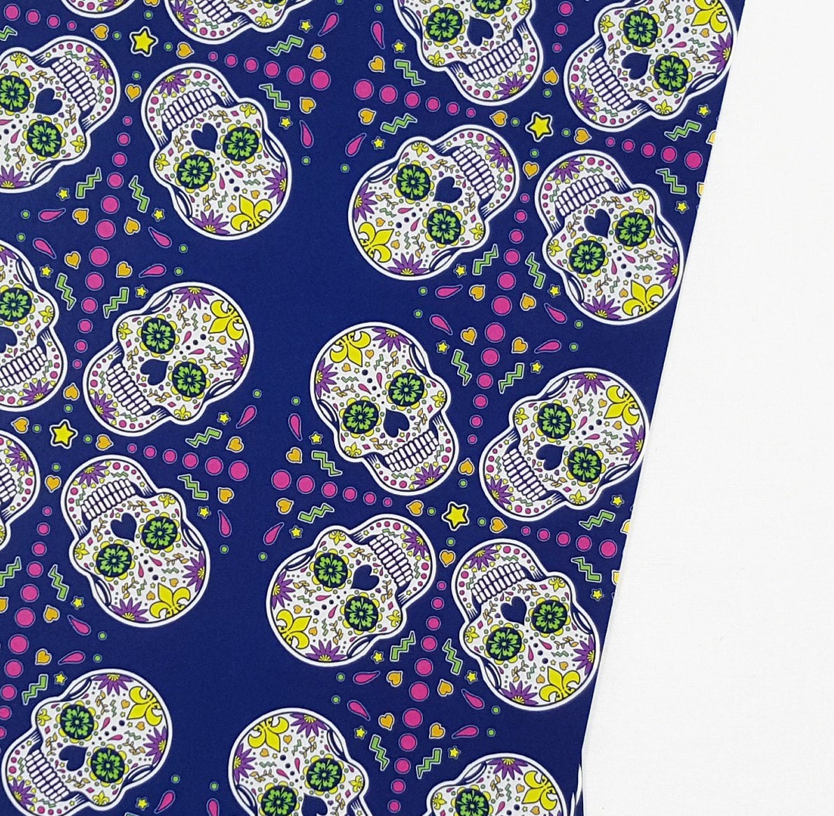 Sugar Skull Scrapbook Paper Dia de los Muertos decoupage paper | Etsy