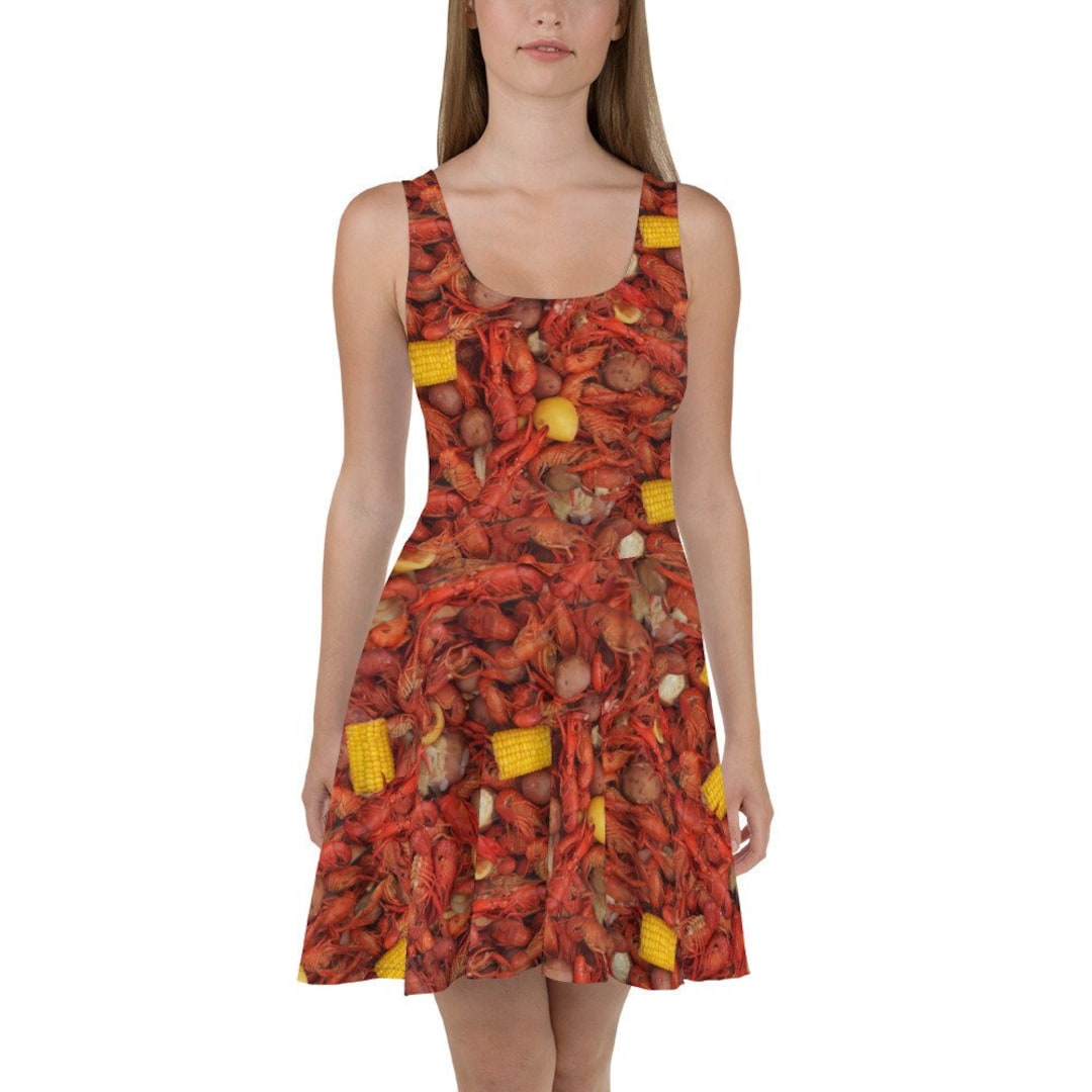 Crawfish Boil Dress Louisiana Skater Dress New Orleans Gear - Etsy