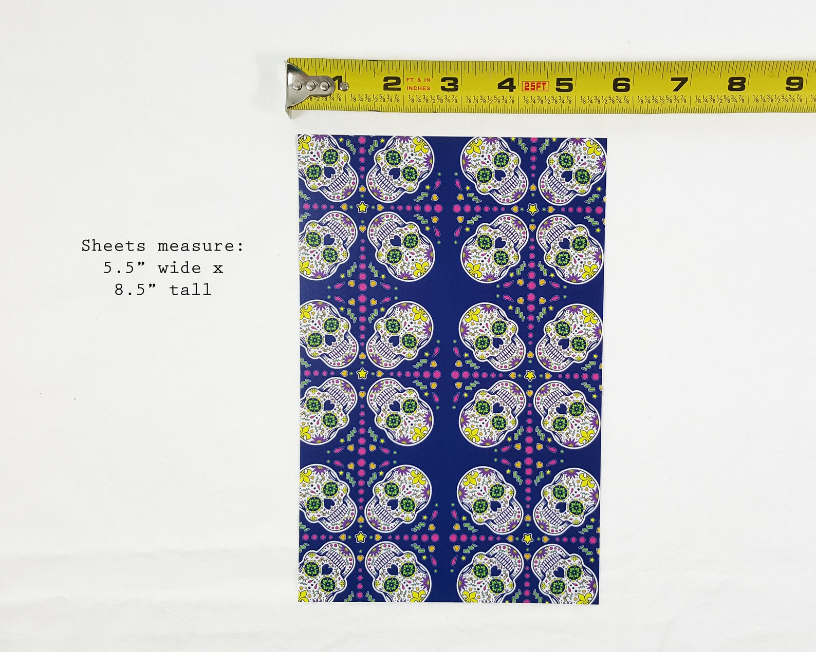 Sugar Skull Scrapbook Paper, Dia De Los Muertos, Decoupage Paper ...