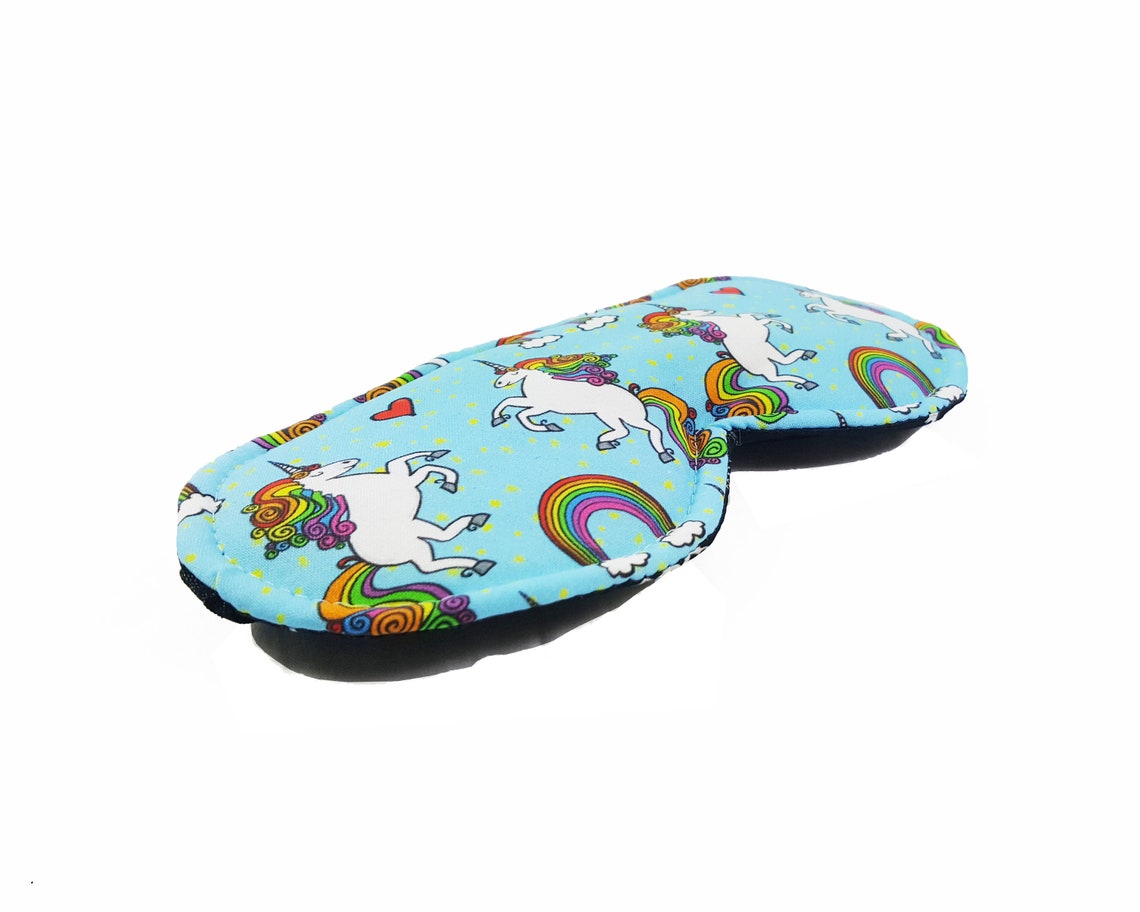 Unicorn Sleep Mask Rainbow blindfold unicorn birthday travel | Etsy