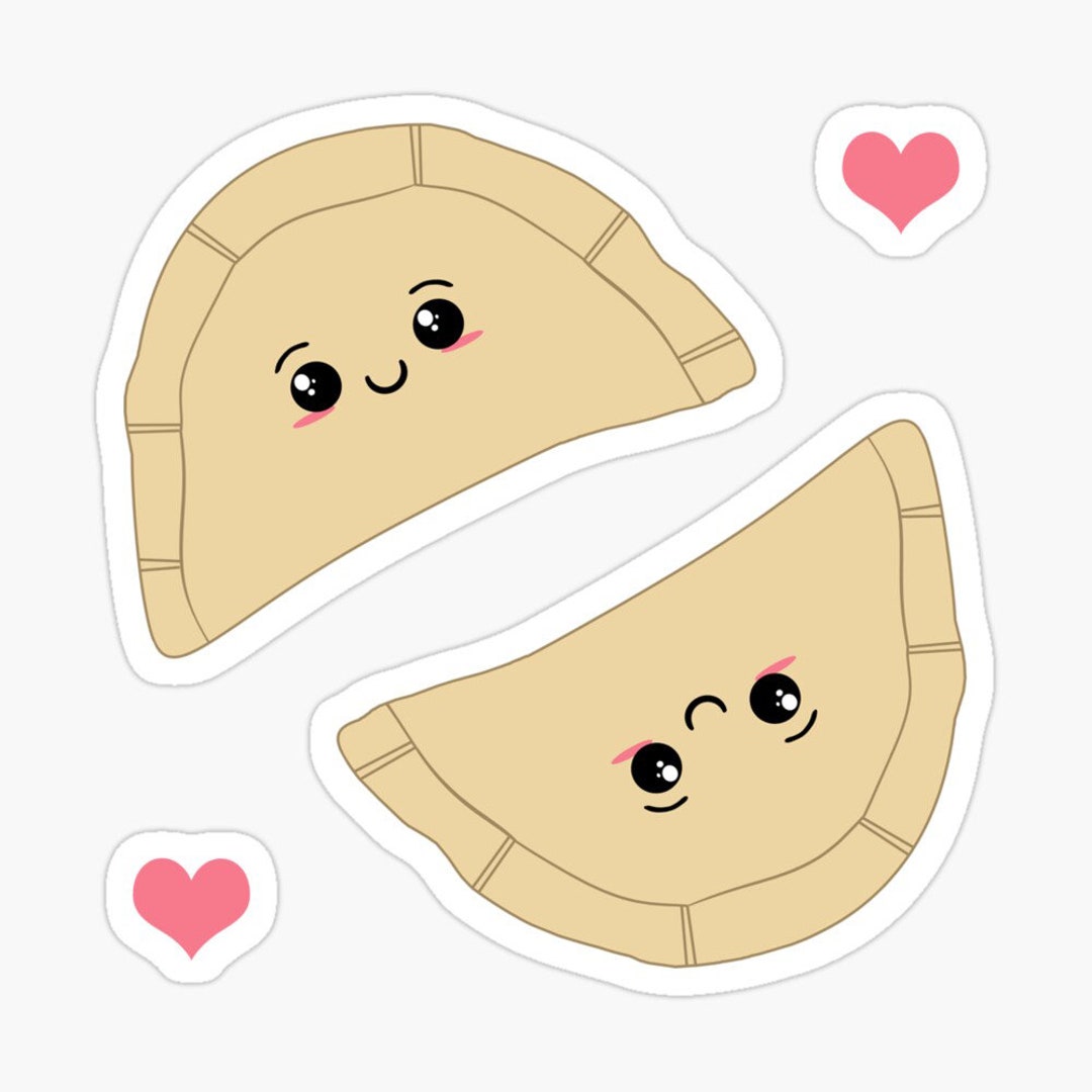 Dumpling Sticker Set - Vinyl Bubble-free Stickers - Pierogi, Gyoza ...