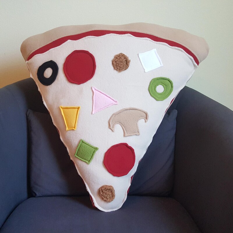 Pizza Pillow - Etsy