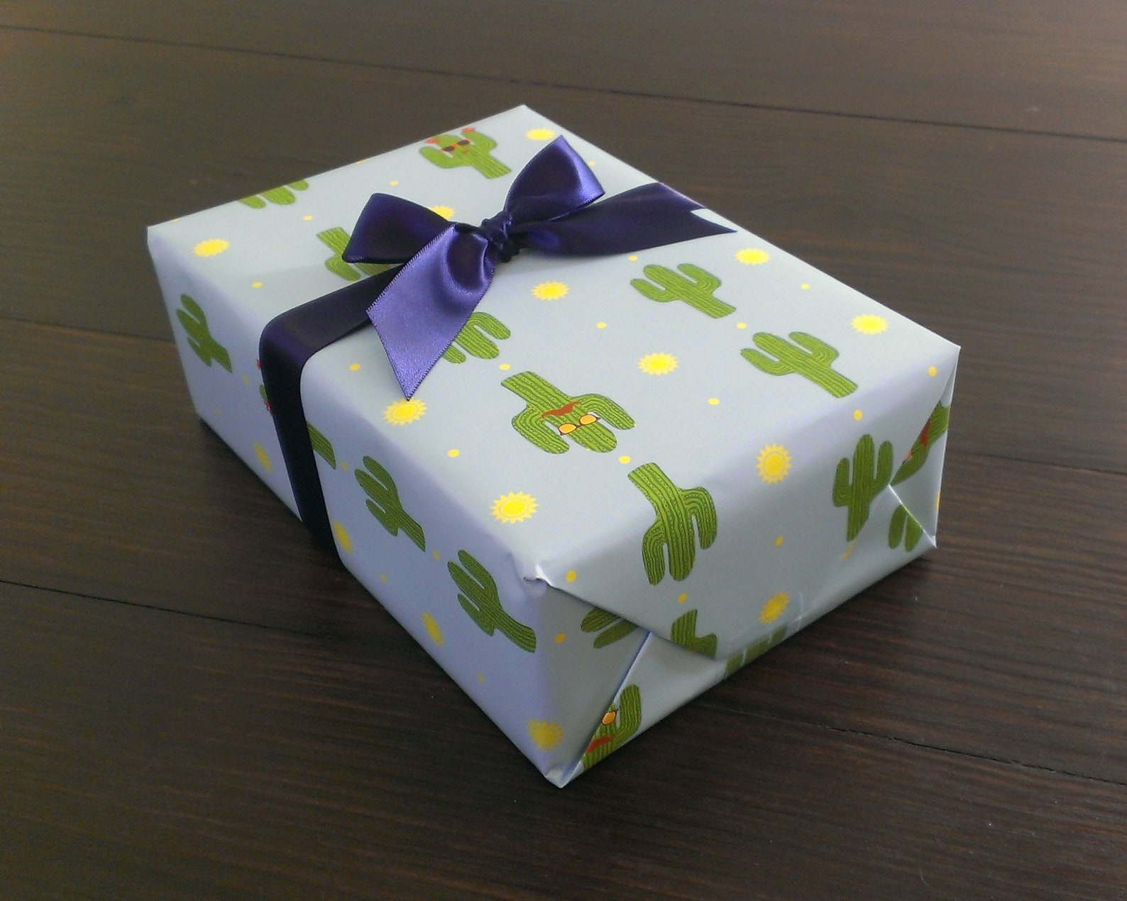 Cactus Gift Wrapping Paper Plant Lady Succulent Gift Wrap Desert Cactus ...