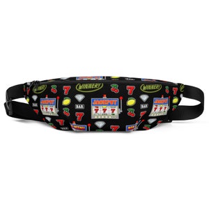 Slot Machine Casino Fanny Pack - Festival Bag, Gambling Gift, Las Vegas ...