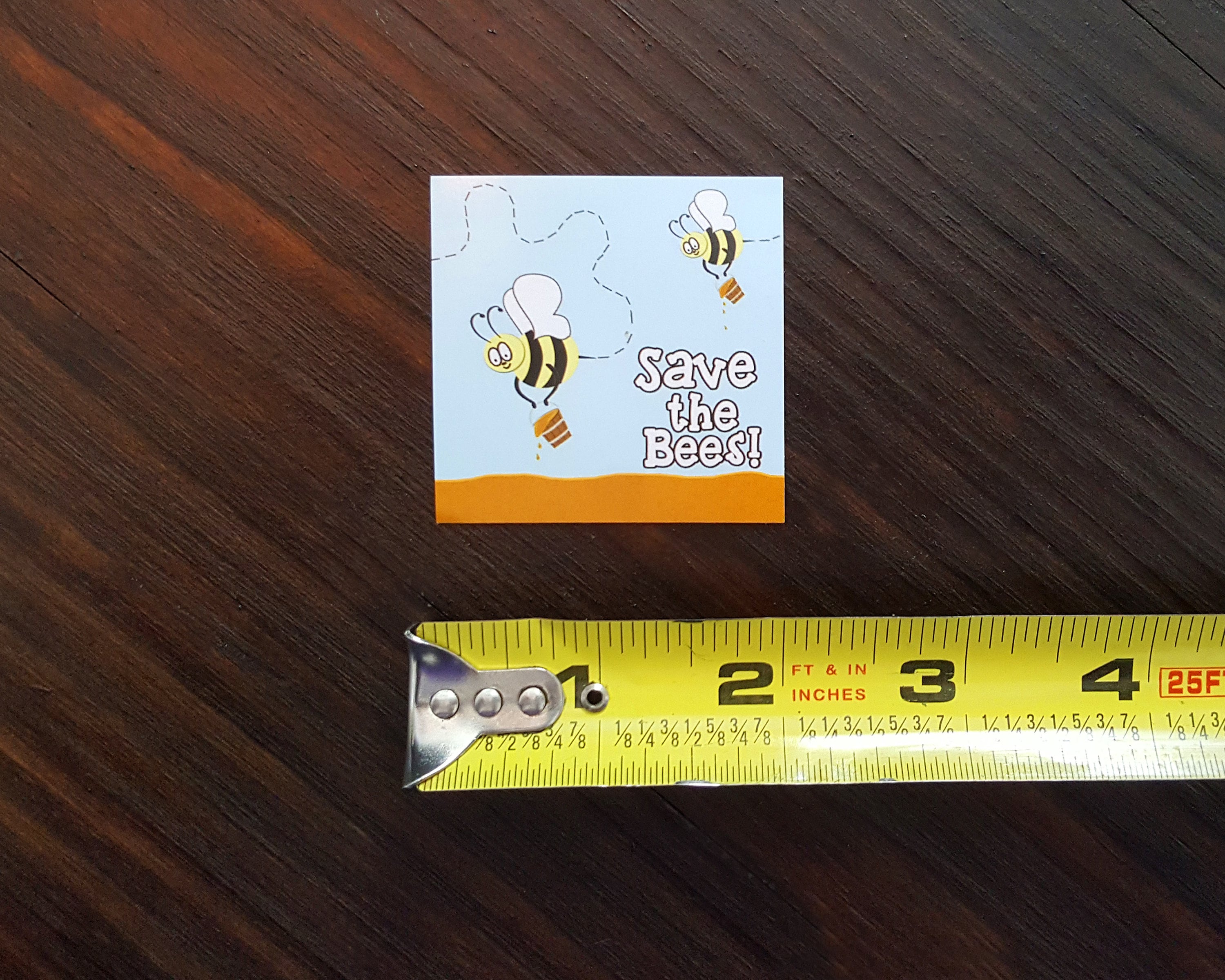 Bee Stickers Honey Bee Sticker Pack Save the Bees Sticker - Etsy