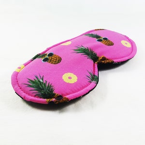 Pineapple Eye Mask Beach Blindfold Hawaiian Sleep Mask Tropical Travel ...