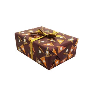 Pie Wrapping Paper, Thanksgiving Gift Wrap, Christmas Scrapbook Paper ...