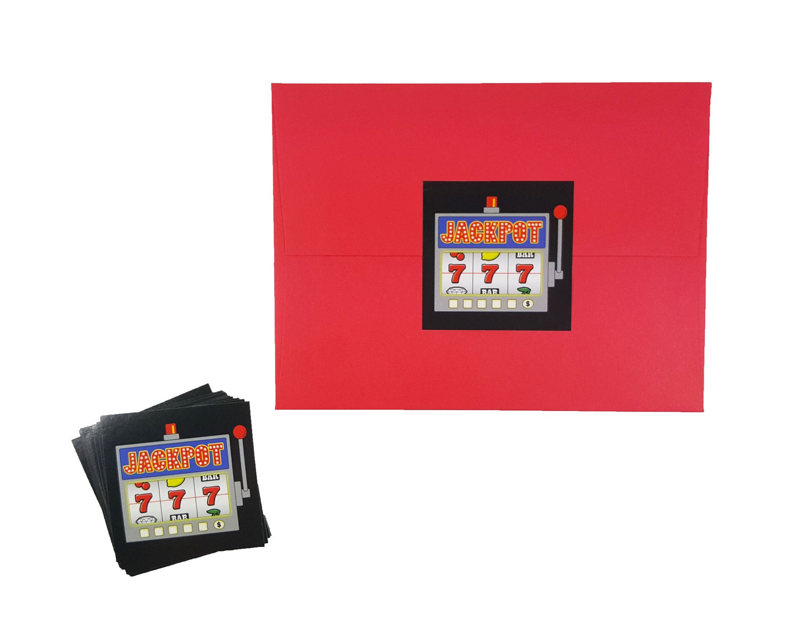 Casino Personalized Stationary Slot Machine Thank You Cards - Etsy