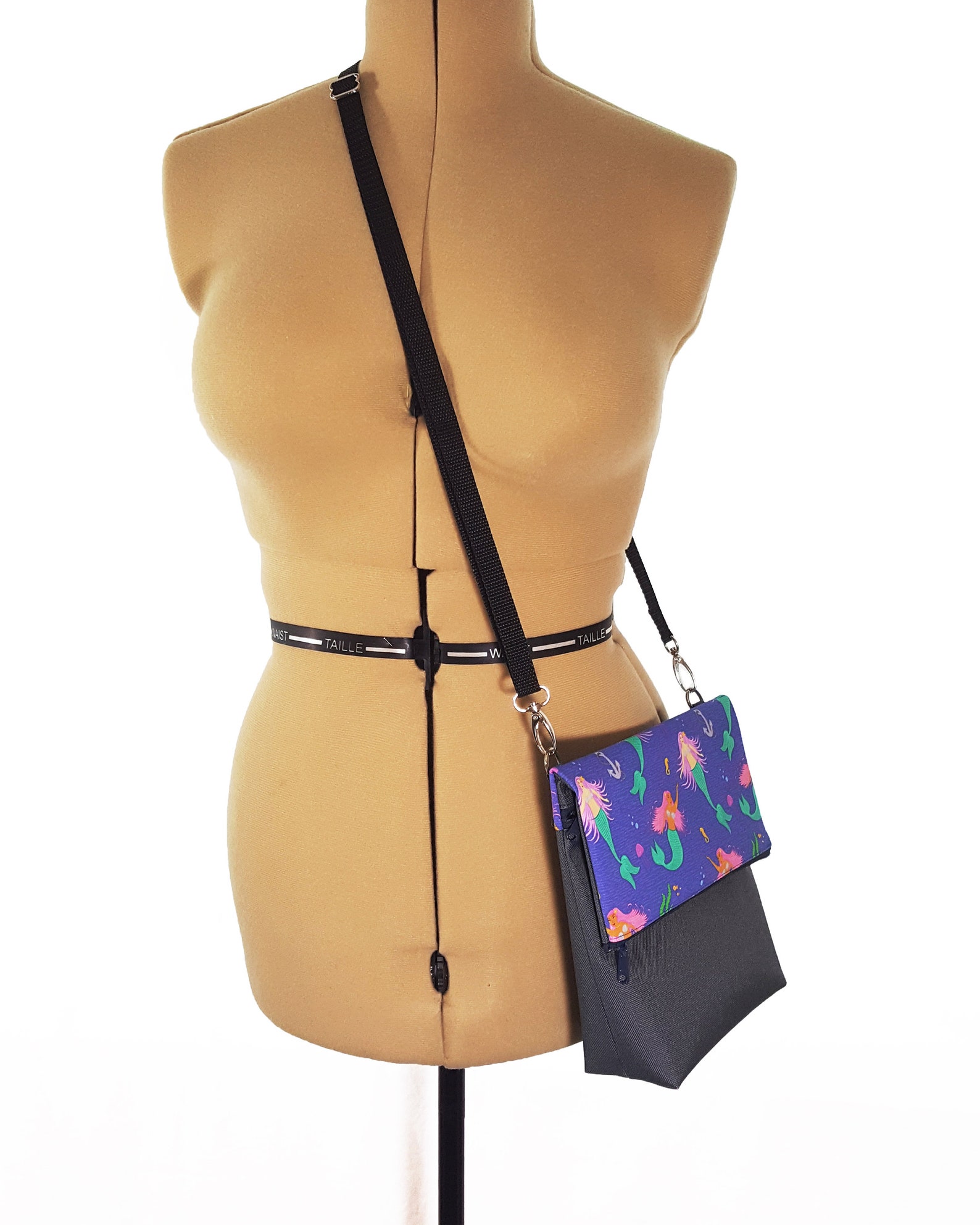 Mermaid Purse Crossbody Purse Shoulder Bag Small Messenger Bag - Etsy