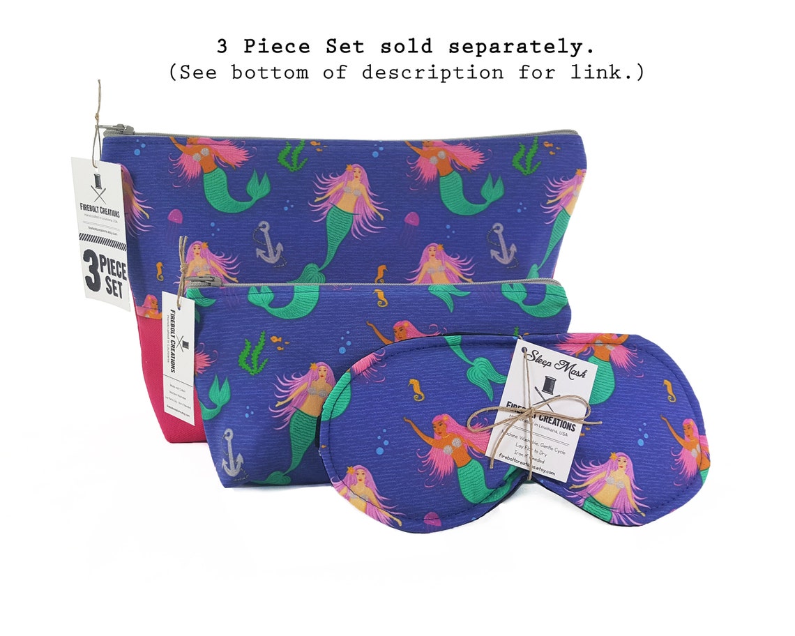 Mermaid Eye Mask Beach Sleep Mask Nautical Blindfold College | Etsy