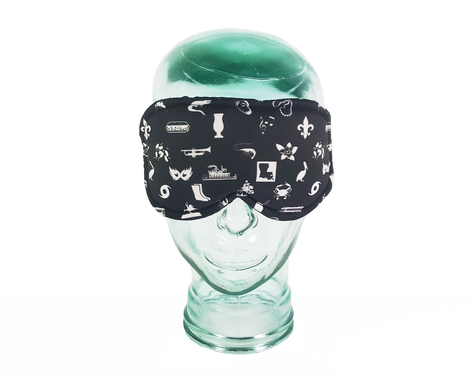 Louisiana Sleep Mask New Orleans Eye Mask Mardi Gras Eye - Etsy