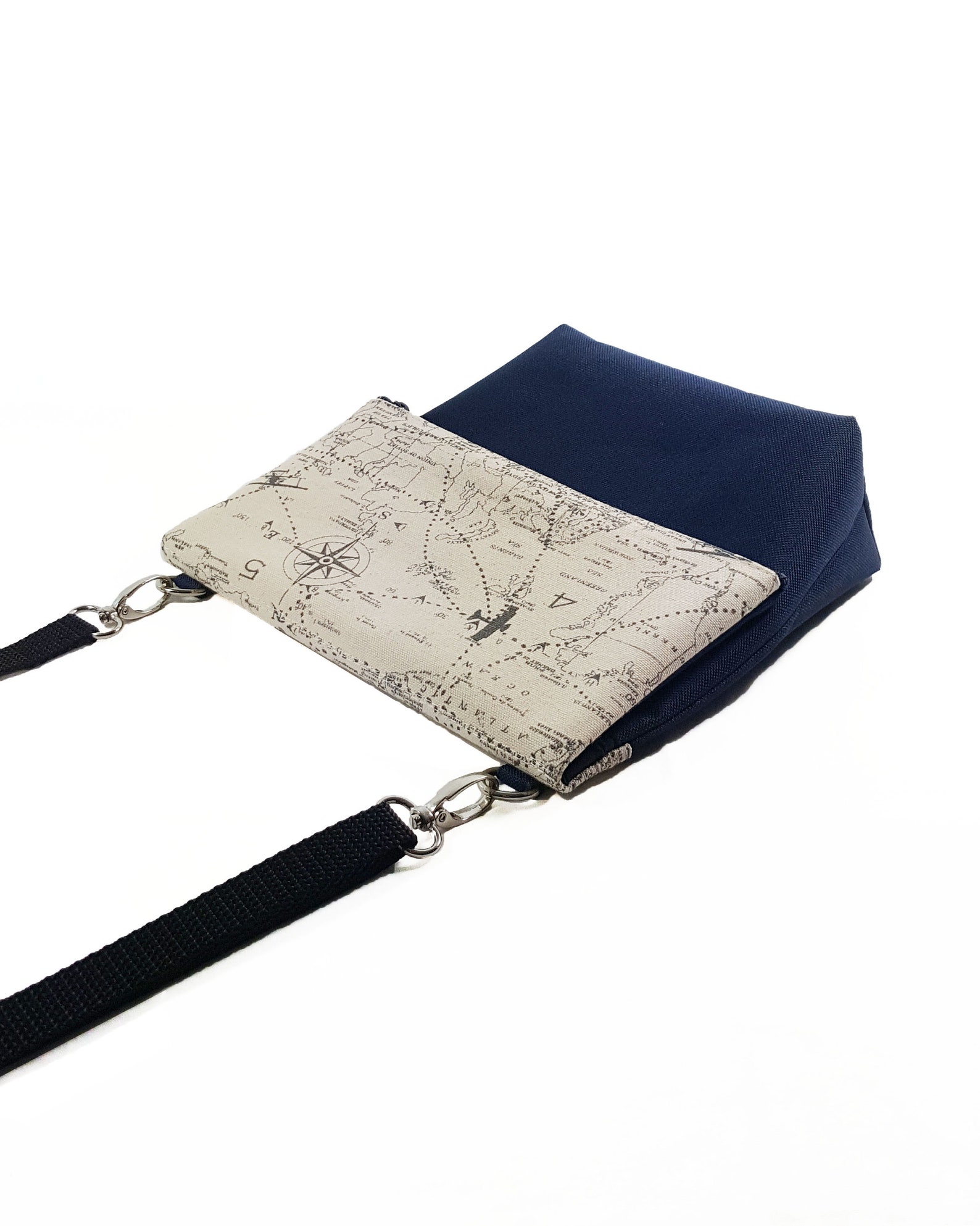 Airplane Purse World Map Crossbody Purse Navy Blue Handbag | Etsy