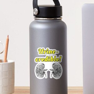 Urine-credible Sticker - Kidney Decal, Kidney Transplant, Donor Gift ...