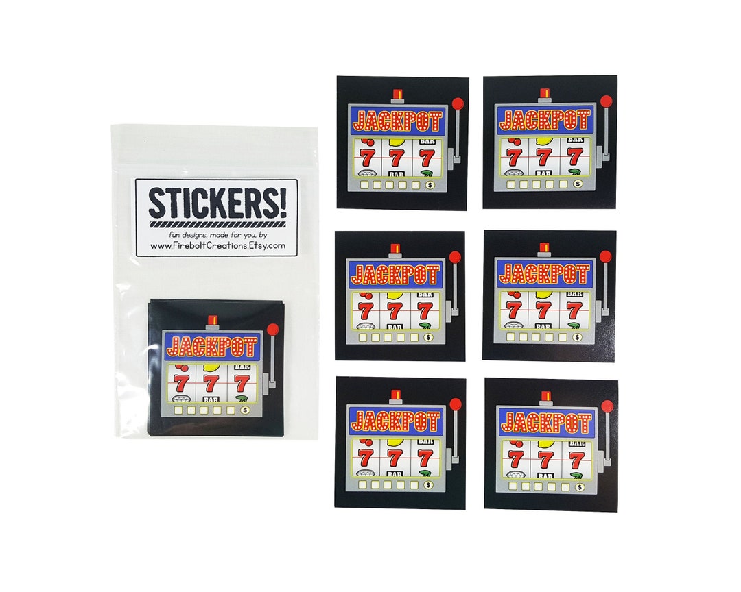 Casino Stickers Slot Machine Sticker Pack Las Vegas Cute - Etsy Sweden
