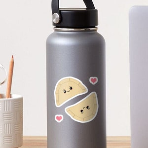 Dumpling Sticker Set - Vinyl Bubble-free Stickers - Pierogi, Gyoza ...