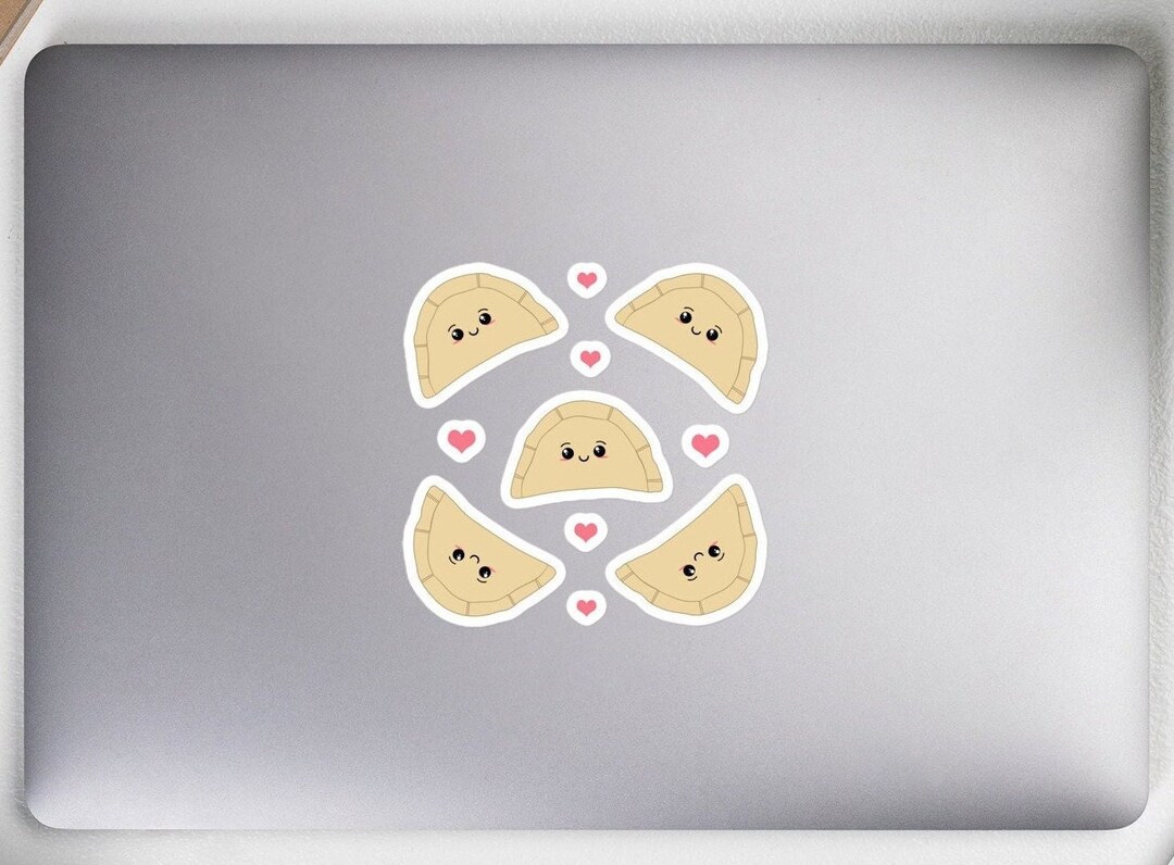 Dumpling Stickers, Pierogi Decal, Gyoza Gift, Potsticker Food Decal ...