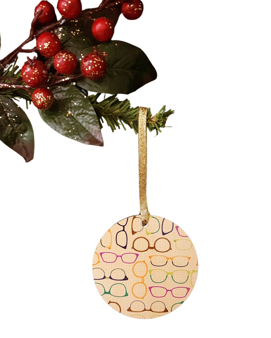 Glasses Christmas Ornament, Optometry Gift, Stocking Stuffer, Eye ...