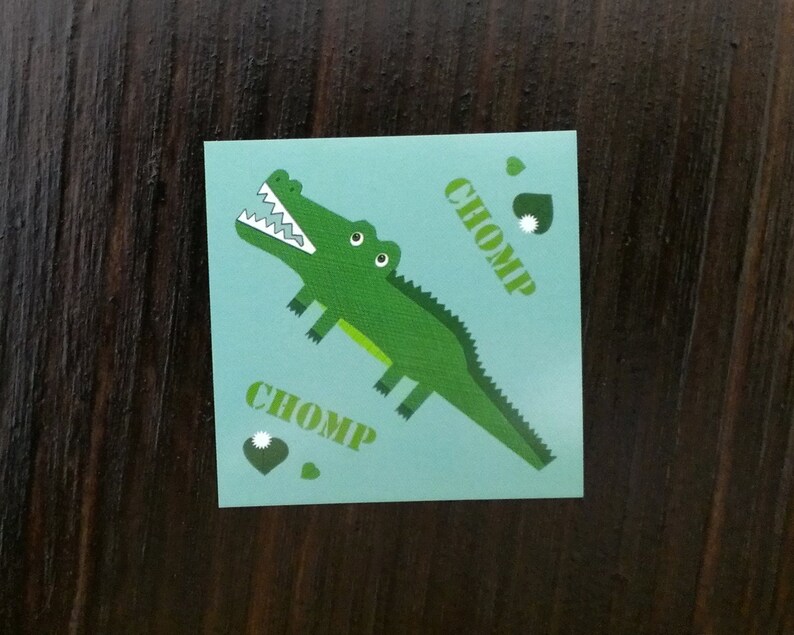Alligator Stickers Crocodile Animal Stickers Alligator Art - Etsy