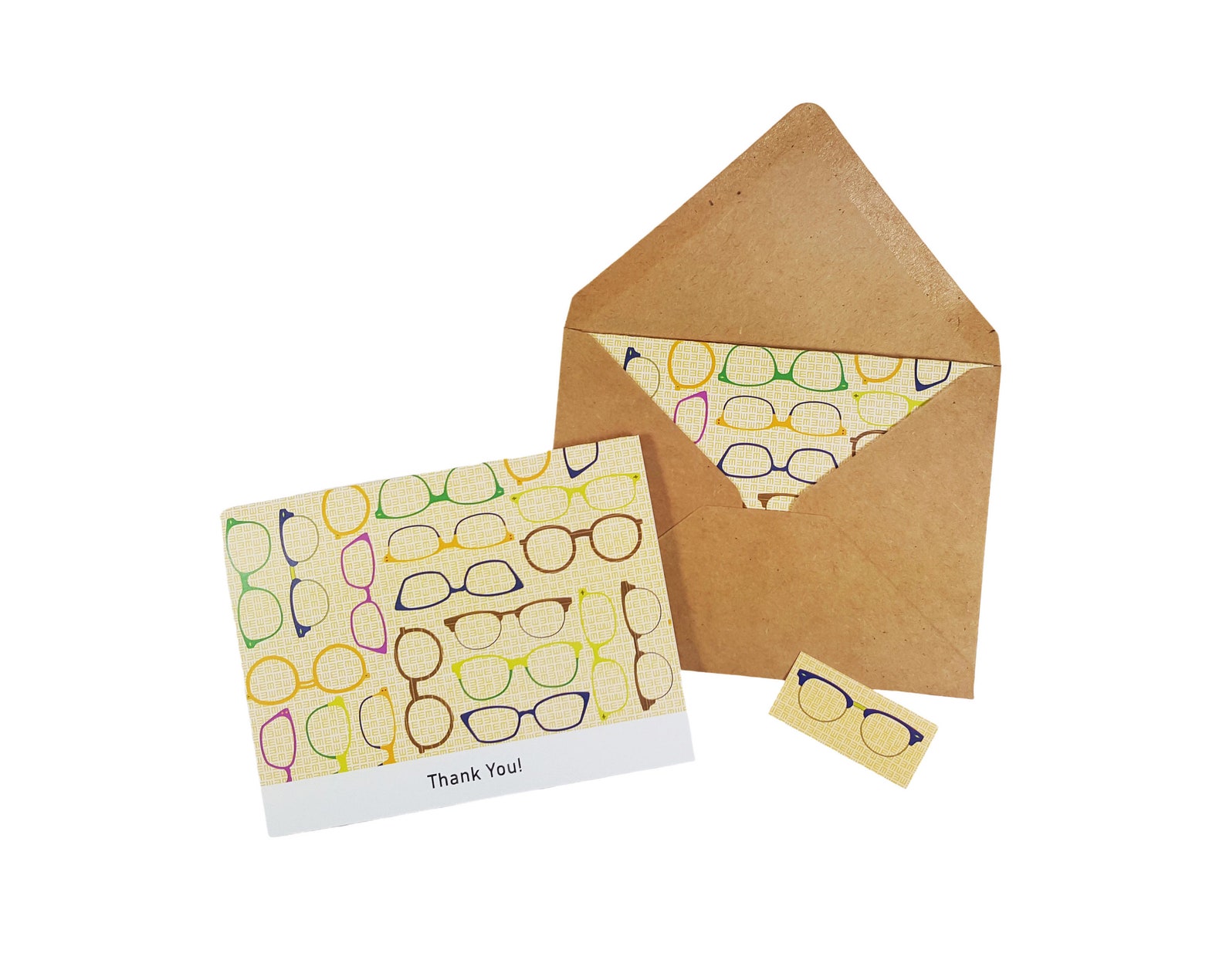 Glasses Stationary Optometry Note Cards Optometrist Thank You Cards ...