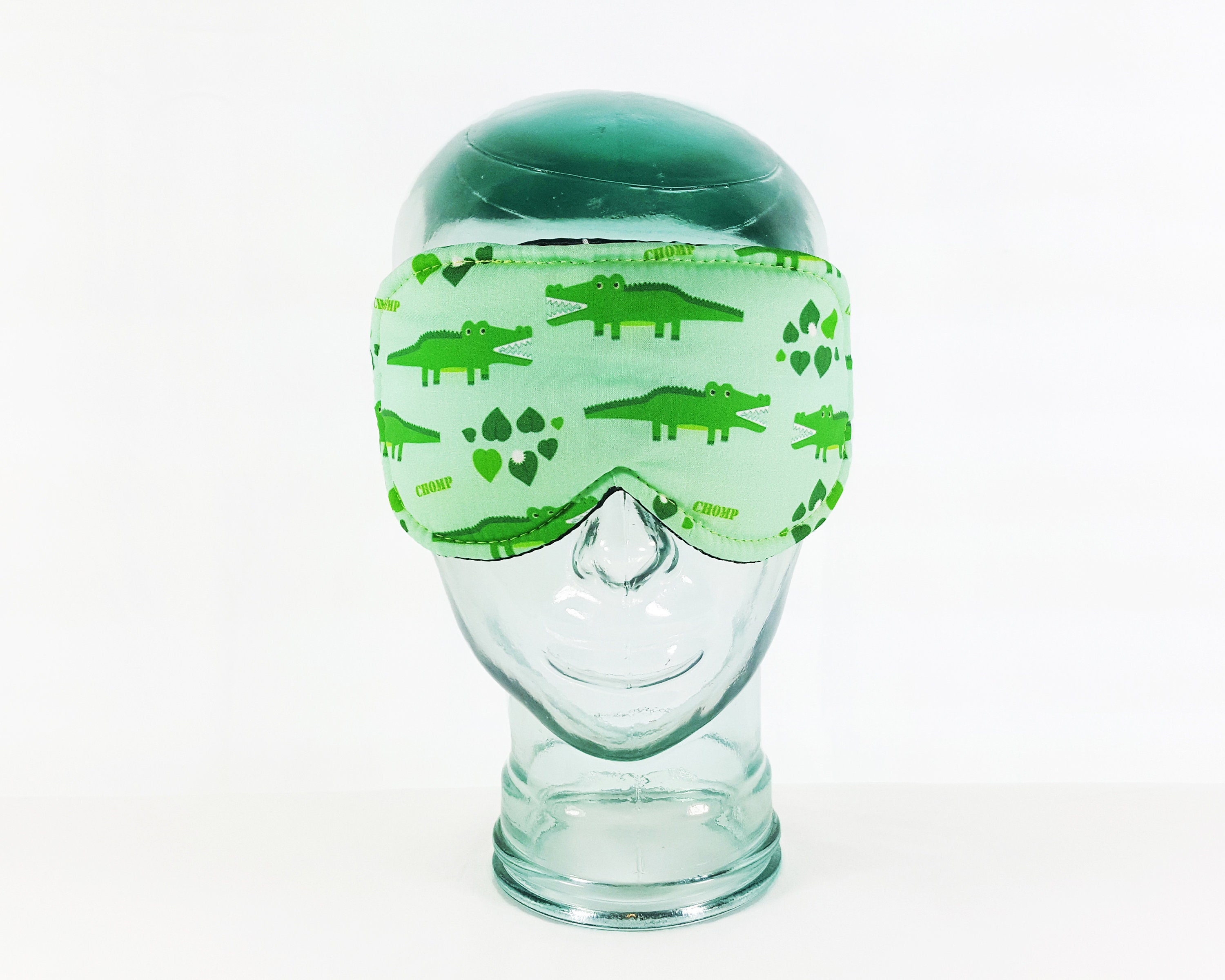 Alligator Eye Mask Gator Blindfold Crocodile Sleep Mask Florida Travel ...