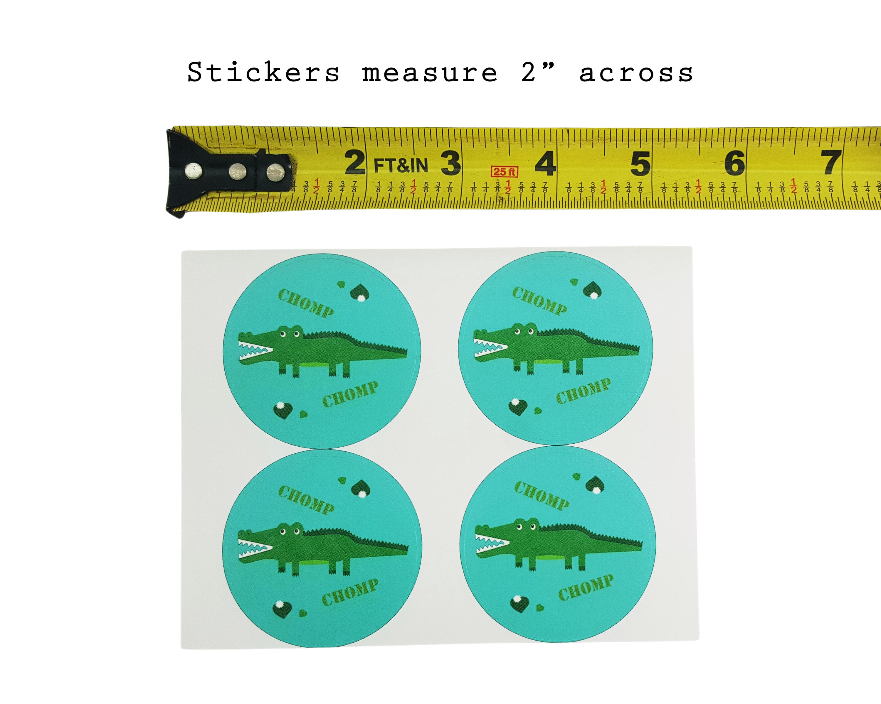 Alligator Stickers Crocodile Animal Stickers Alligator Art Cute ...