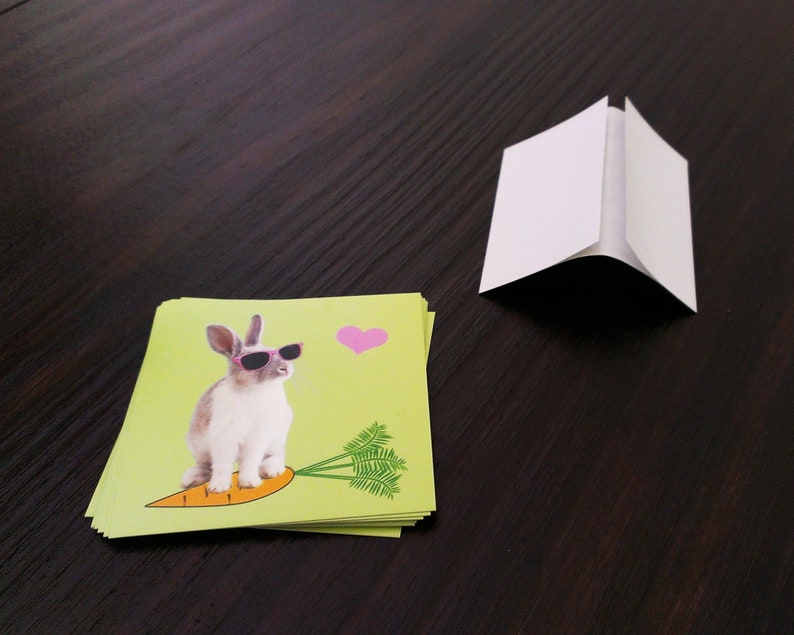 Rabbit Stickers Rabbit Lover Gift Bunny Party Favors Easter - Etsy