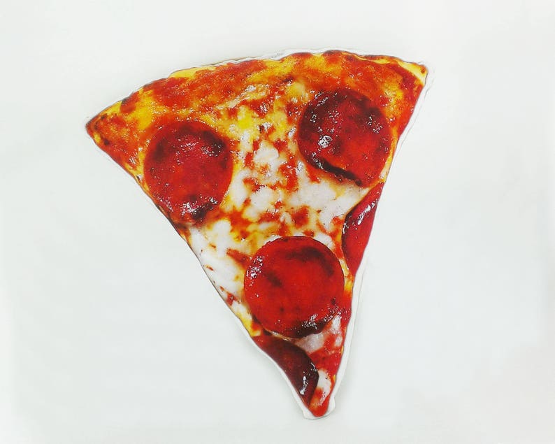 Pizza Pillow Gift for Pizza Lover Pizza Slice Unique Foodie - Etsy