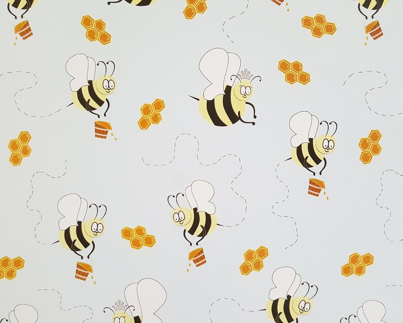 Honeybee Wrapping Paper Queen Bee Gift Wrap Bumble Bee Gift - Etsy