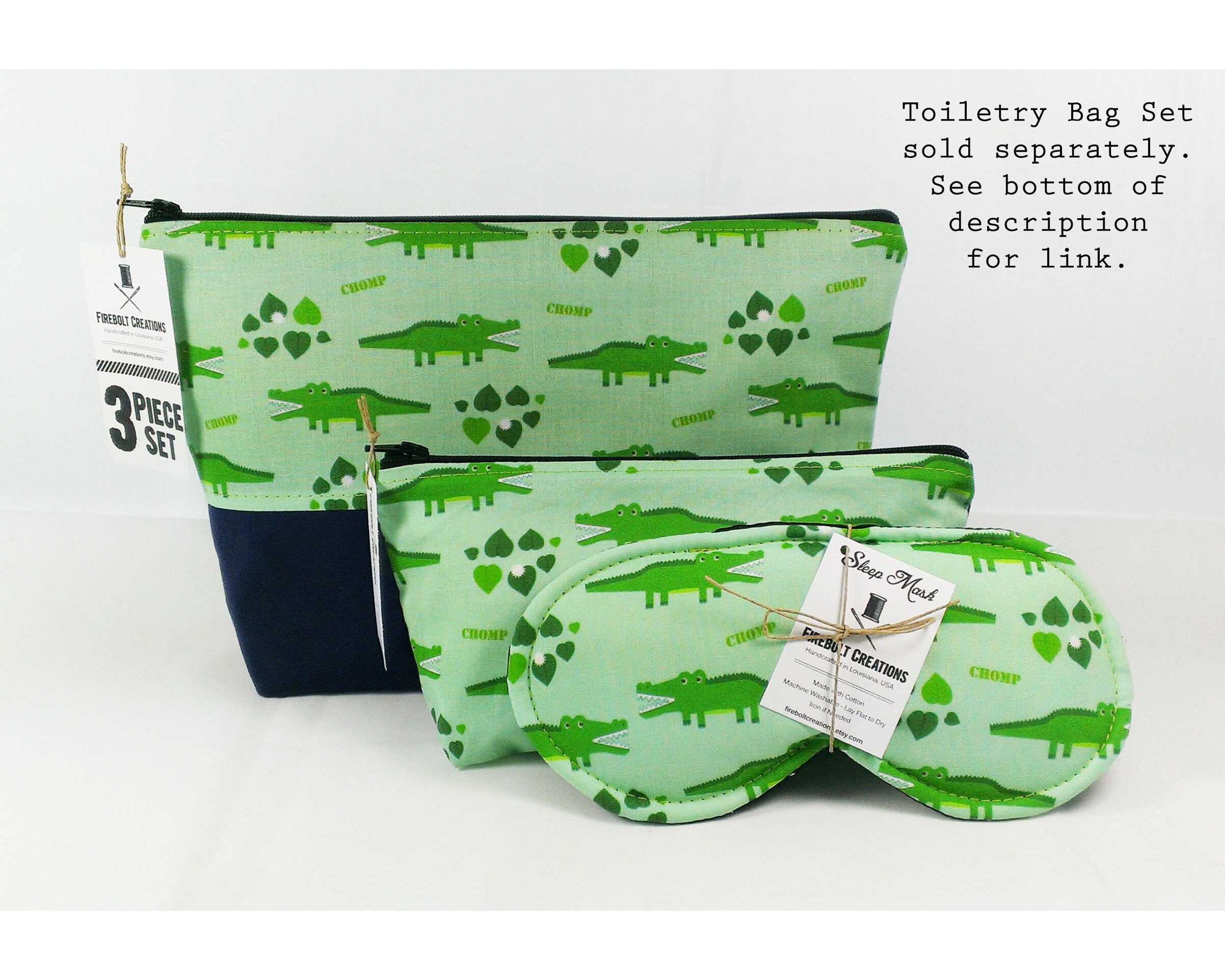 Alligator Eye Mask Gator Blindfold Crocodile Sleep Mask Florida Travel ...