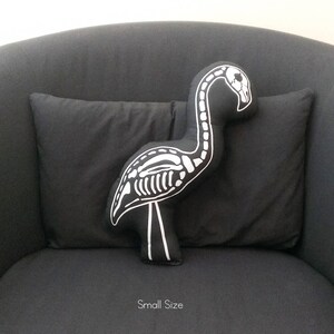 Skeleton Flamingo Pillow Flamingo Cushion Cute Flamingo Gift Ideas ...