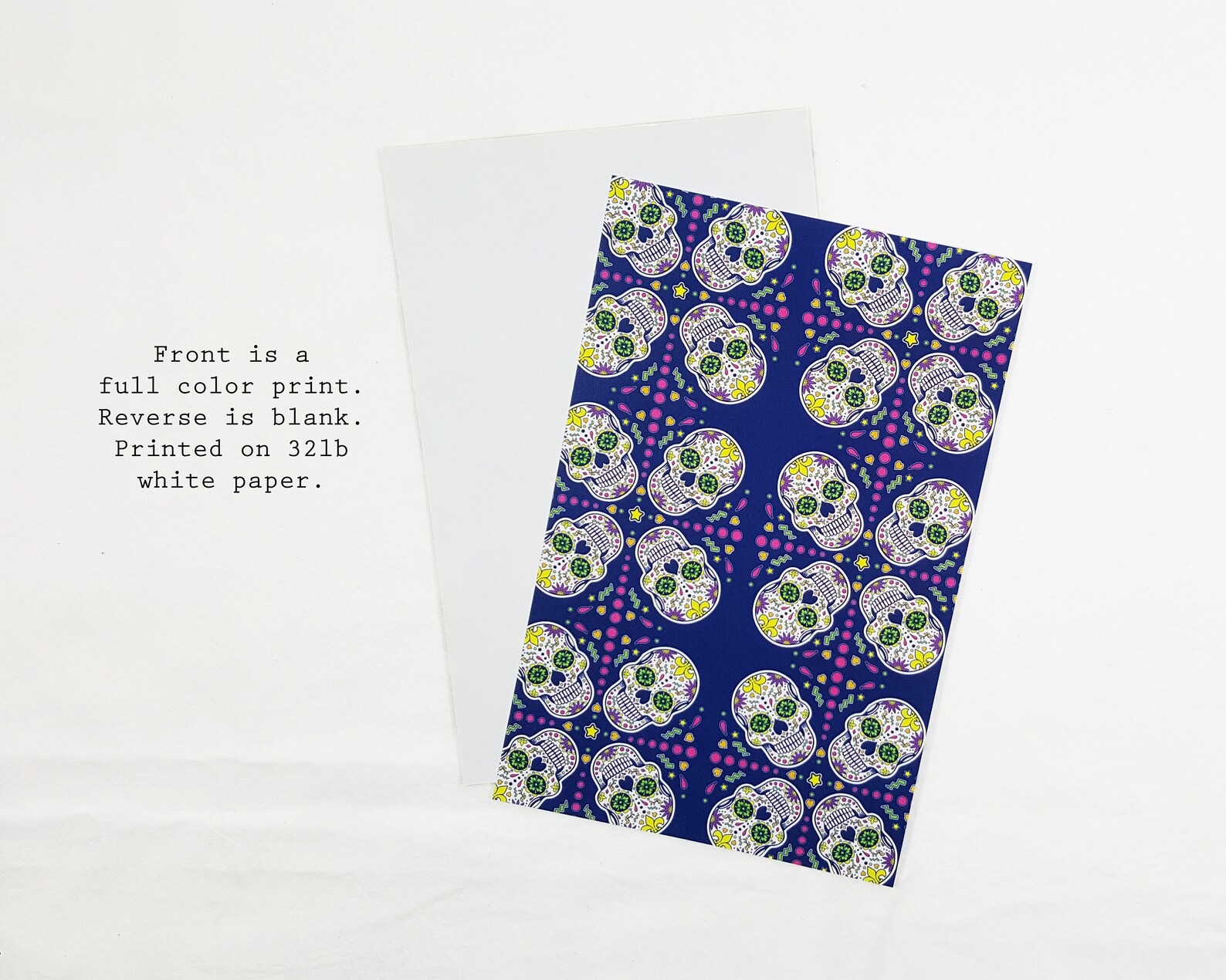 Sugar Skull Scrapbook Paper, Dia De Los Muertos, Decoupage Paper ...